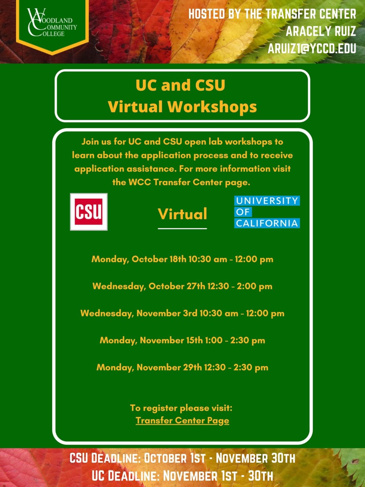 University of California (UC) - Woodland Community College