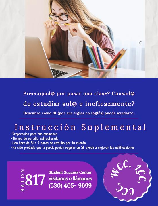 Supplemental Instruction Courses - Woodland Community College