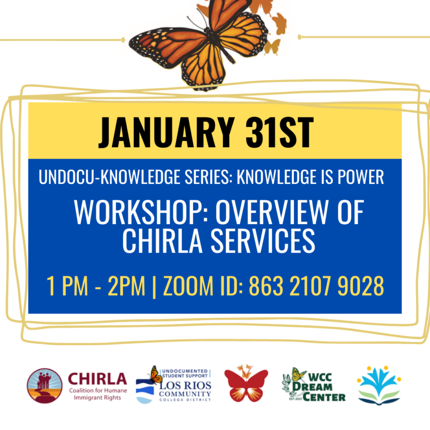 Undocu-Knowledge Workshop Series: Overview of CHIRLA Services ...