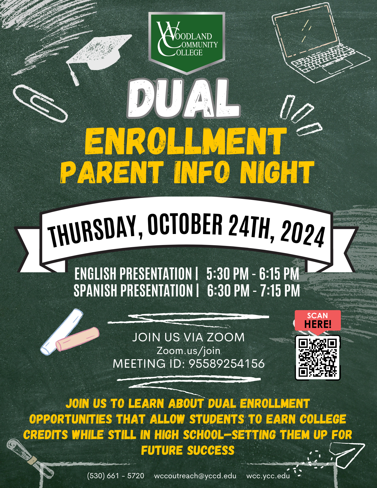 Dual Enrollment Parent Info Night/Noche De Informacion Para Padres ...