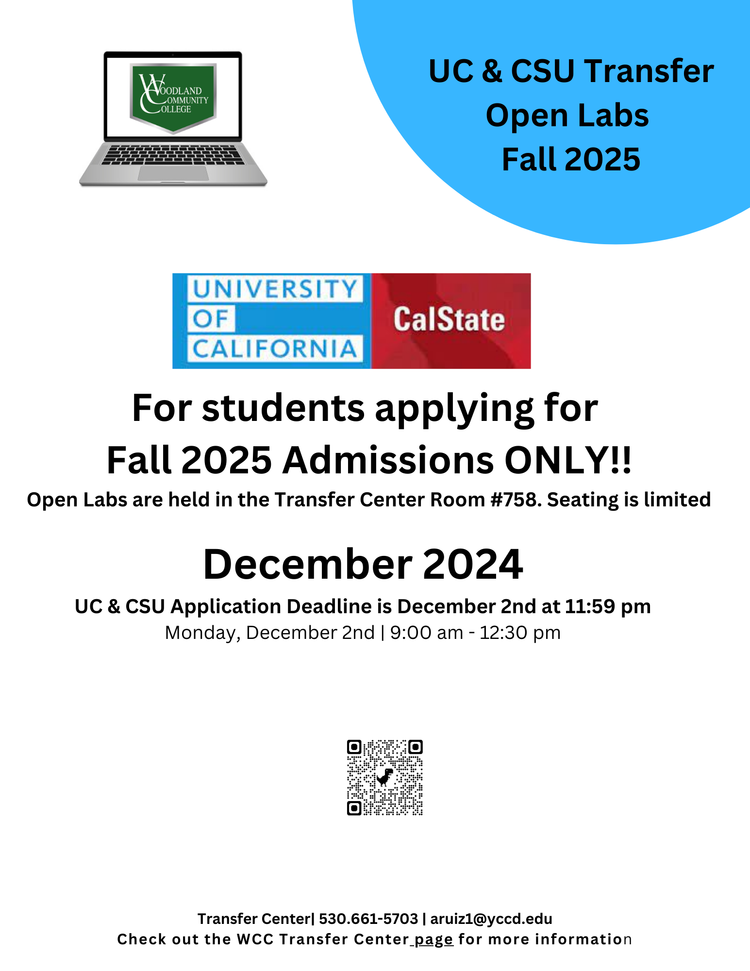 Transfer Center - Woodland Community College
