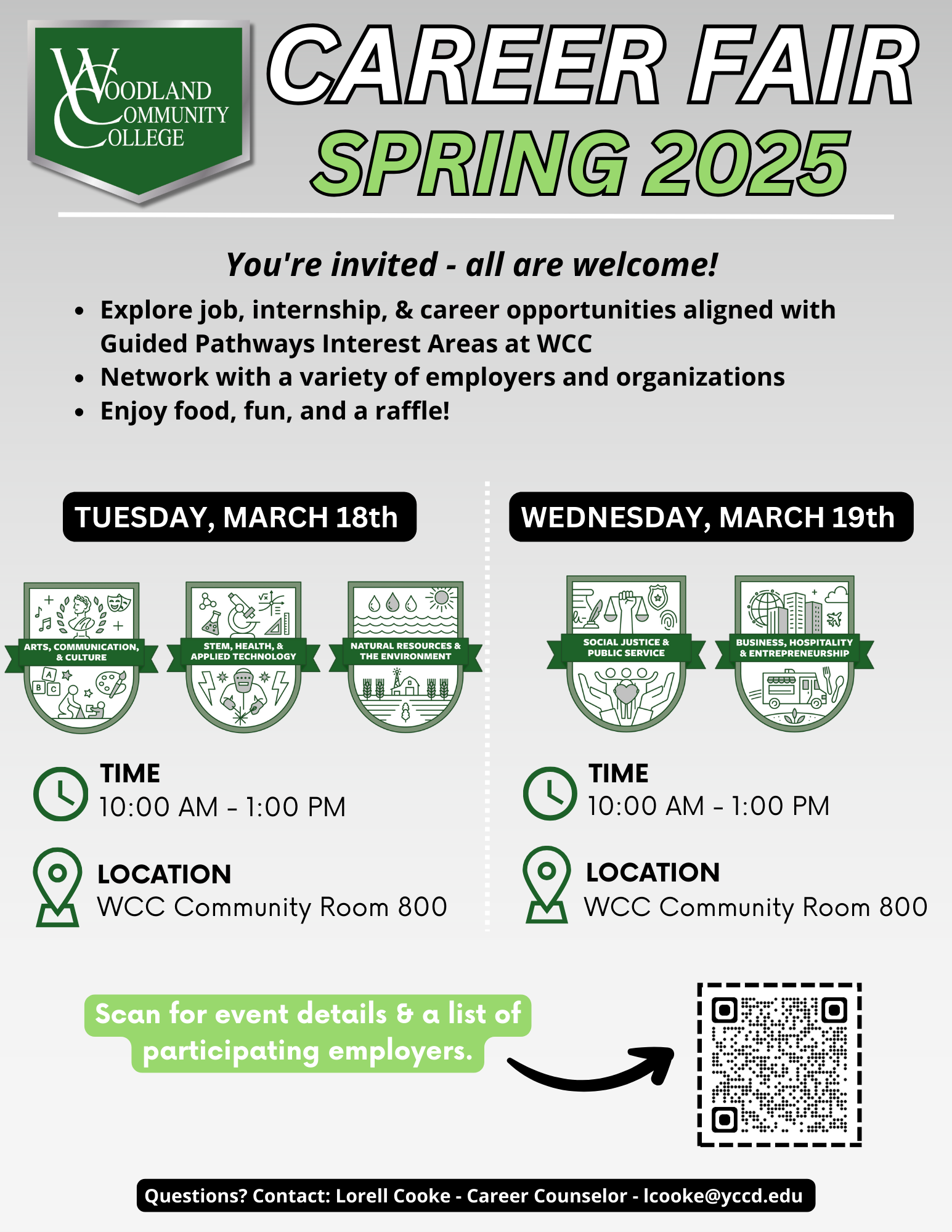 Woodland Community College Career Fair – Spring 2025 - Woodland ...