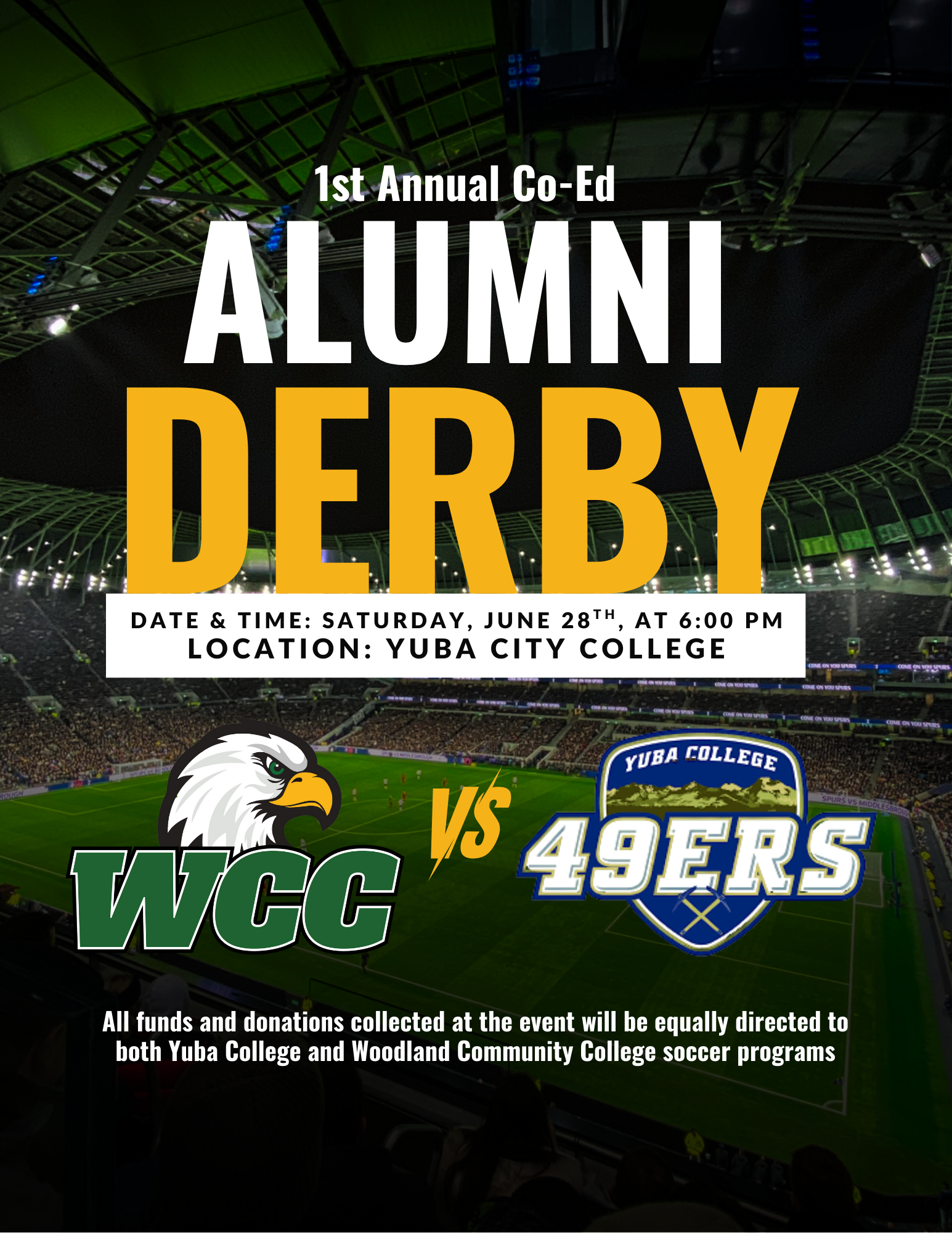 1st Annual Co-Ed Alumni Derby - Woodland Community College