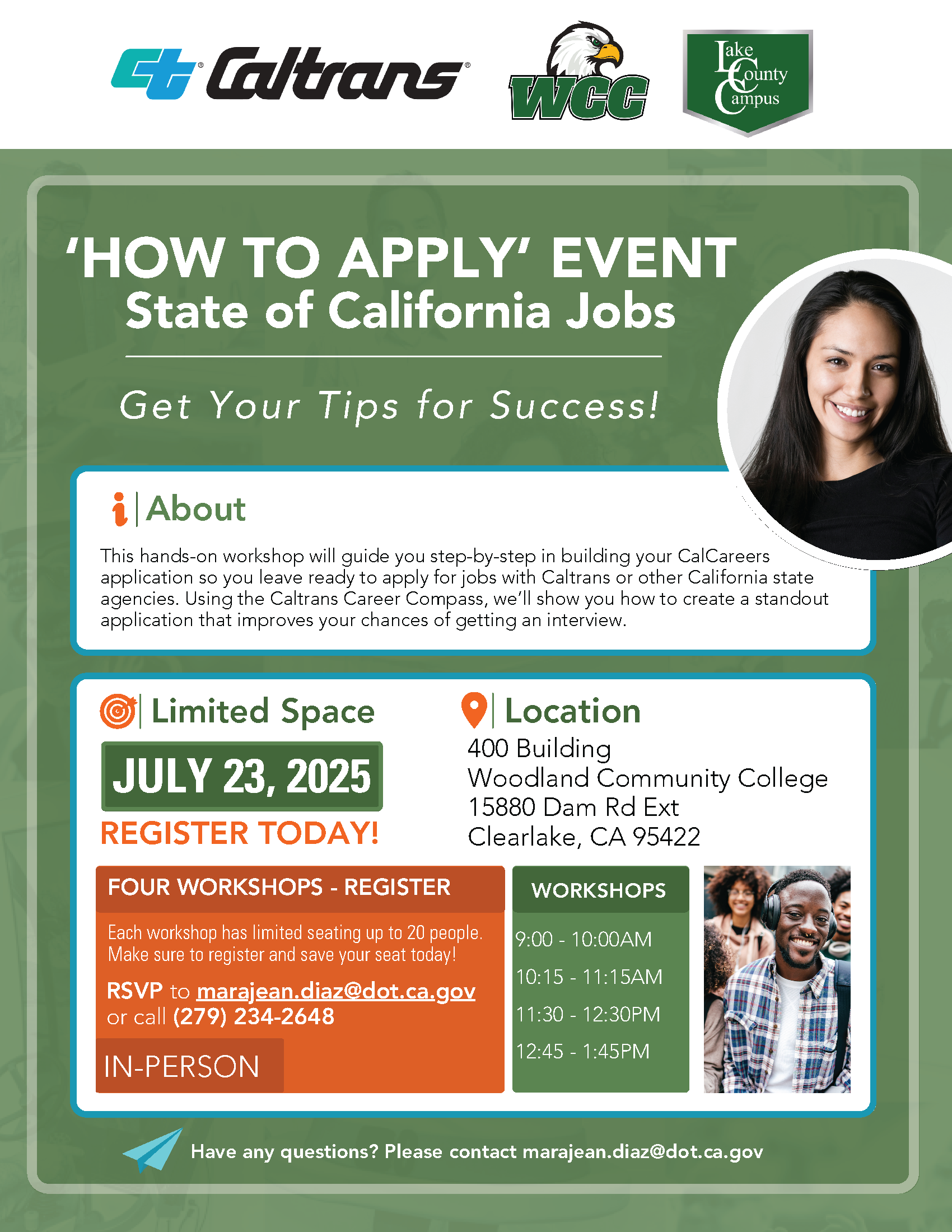 "How to Apply" Workshop - State Jobs (Presented by Caltrans) - Woodland ...