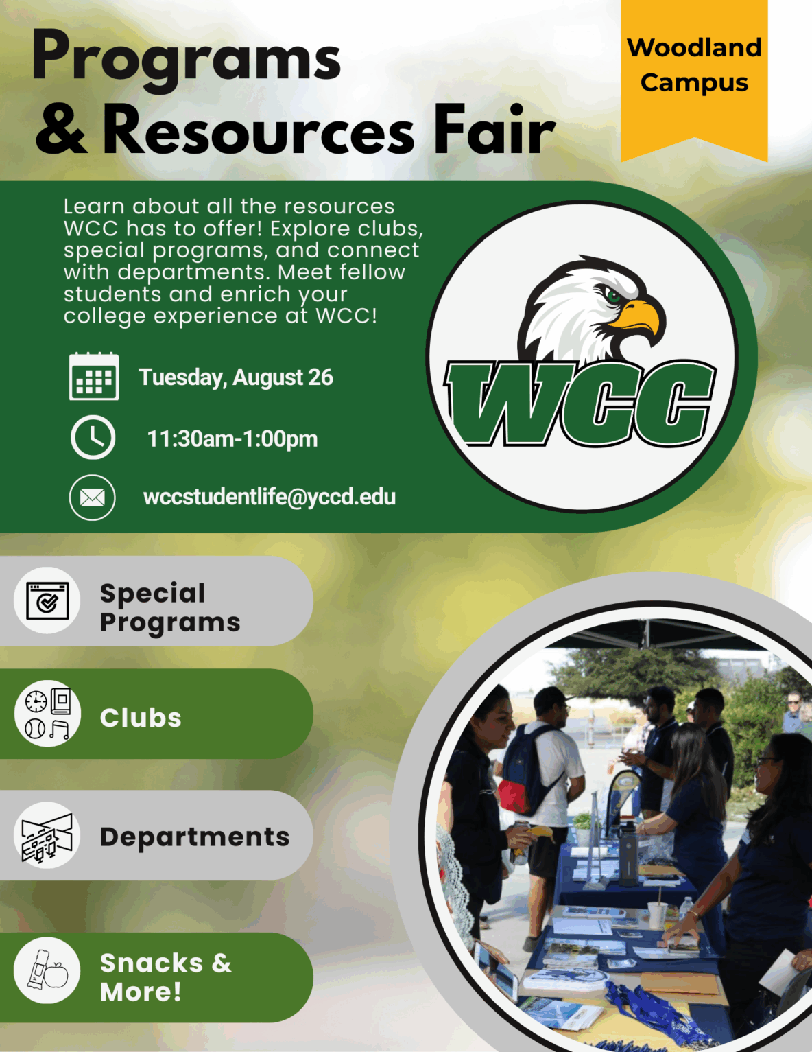 Programs & Resources Fair - Woodland Community College